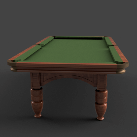 Billiard table model 1 3D Render, Digital Art by KMA