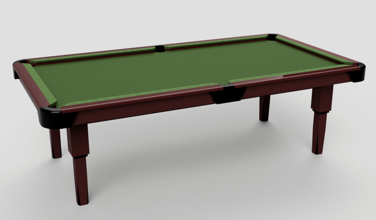 Billiard table model 2 3D Render, Digital Art by KMA
