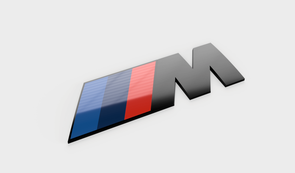 BMW M3 logo 3D Render, Digital Art by KMA