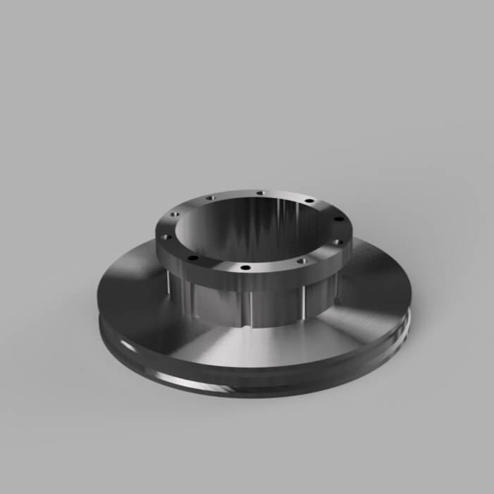 Brake roter disk model 1 3D Render, Digital Art by KMA