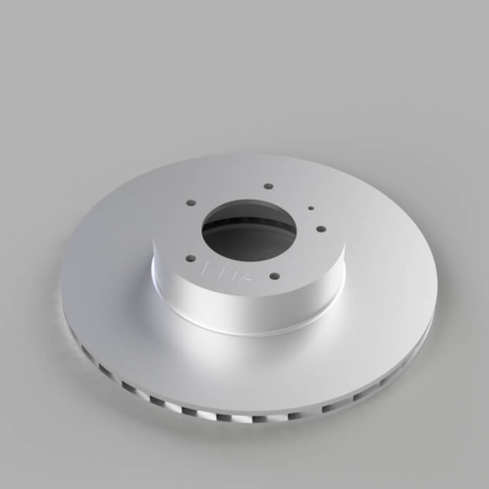 Brake rotor disk model 2 3D Render, Digital Art by KMA
