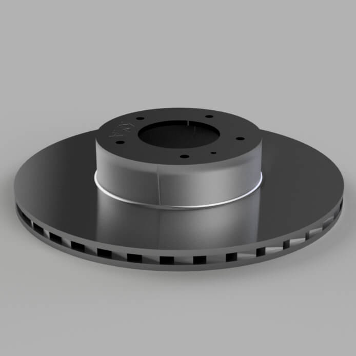 Brake rotor disk model 2 3D Render, Digital Art by KMA