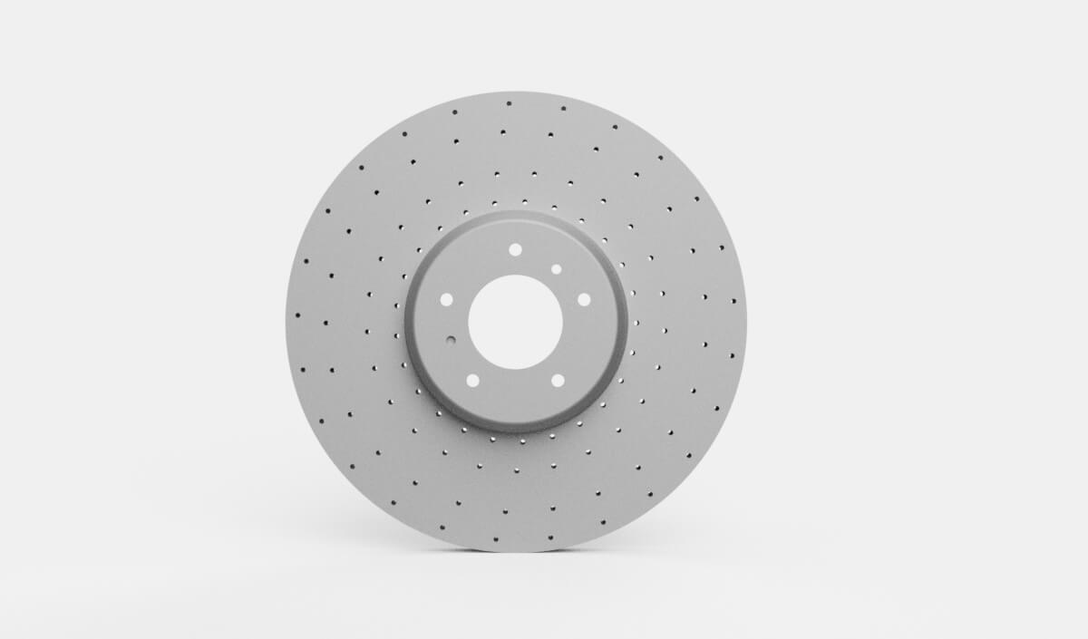 Brake rotor disk model 3 3D Render, Digital Art by KMA