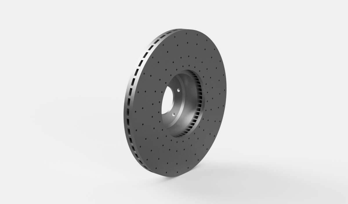 Brake rotor disk model 3 3D Render, Digital Art by KMA