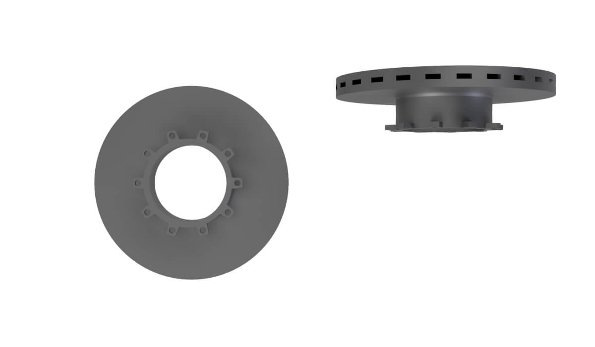 Brake rotor disk model 4 3D Render | RenderHub Gallery