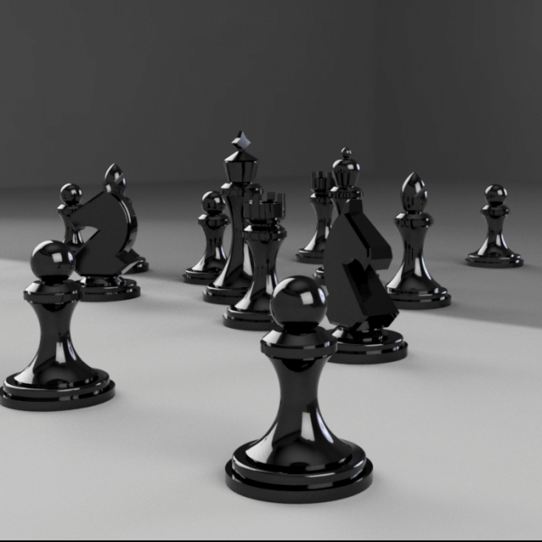 Chess rocks type 1 3D Render | RenderHub Gallery