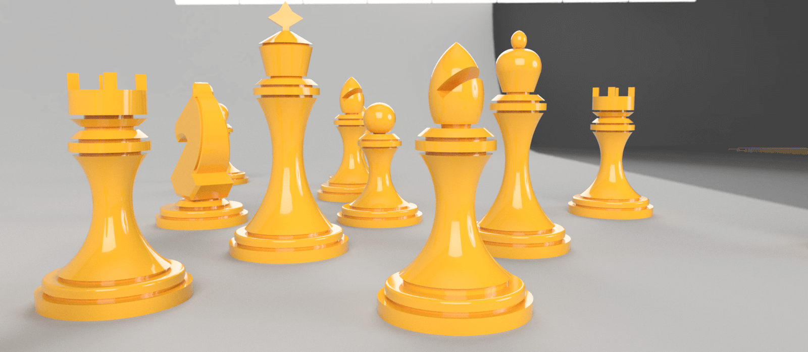 Chess rocks type 2 acrylic red 3D Render, Digital Art by KMA