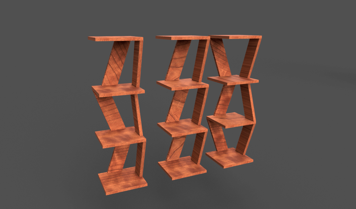 Corner shelf 3D Render, Digital Art by KMA