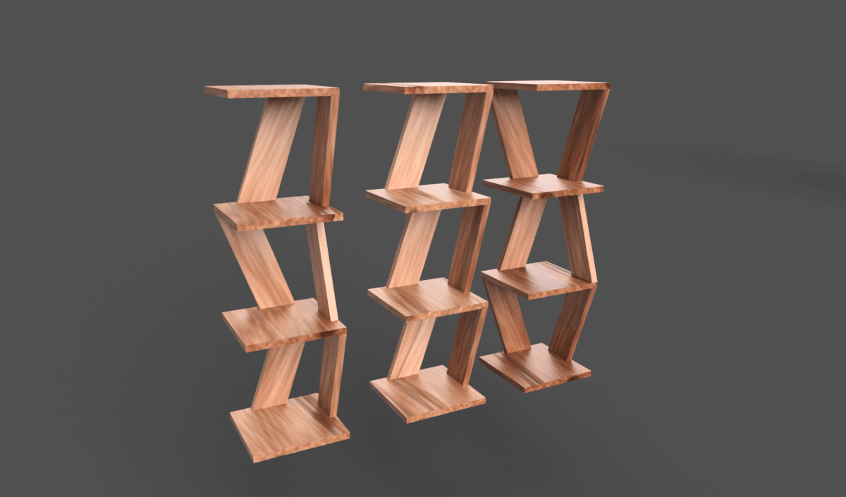 Corner shelf 3D Render, Digital Art by KMA