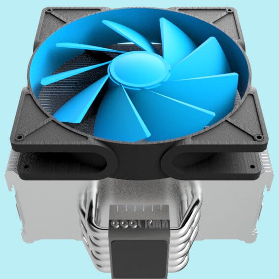 CPU cooler 1 3D Render, Digital Art by KMA