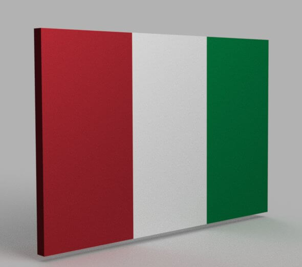 Italy 3d flag 3D Render | RenderHub Gallery