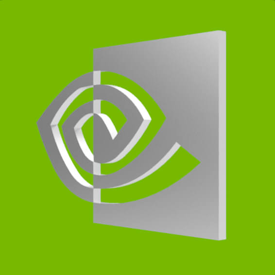 Nvidia 3d logo 3D Render, Digital Art by KMA