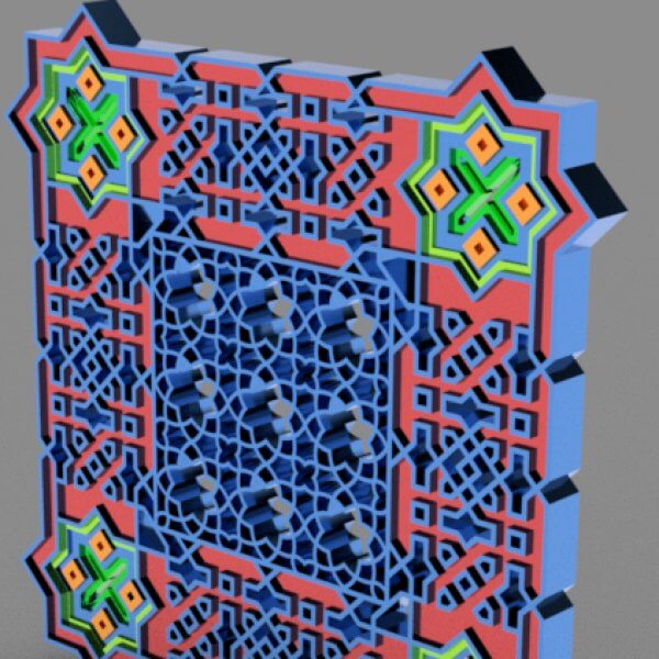 panel 17 3D Render | RenderHub Gallery