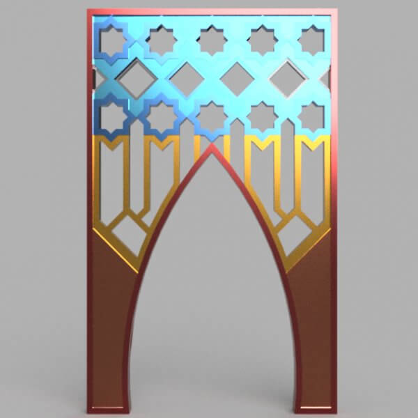 panel 15 aluminum 3D Render | RenderHub Gallery