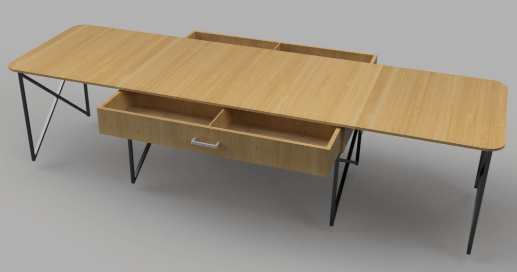 portable table type 1 3D Render, Digital Art by KMA