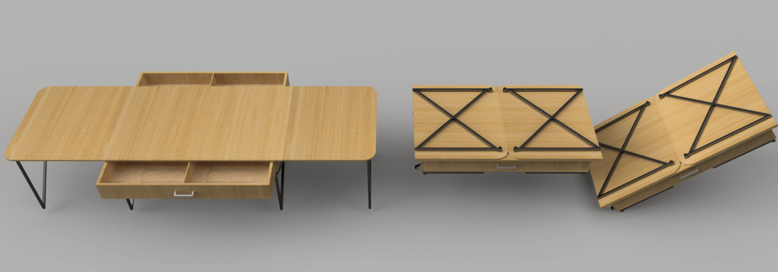 portable table type 1 3D Render, Digital Art by KMA