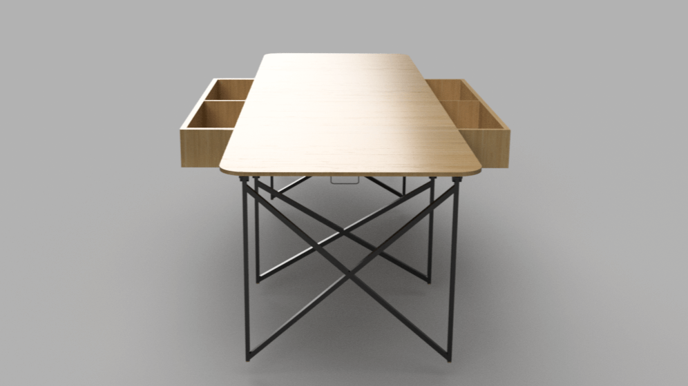 portable table type 1 3D Render, Digital Art by KMA
