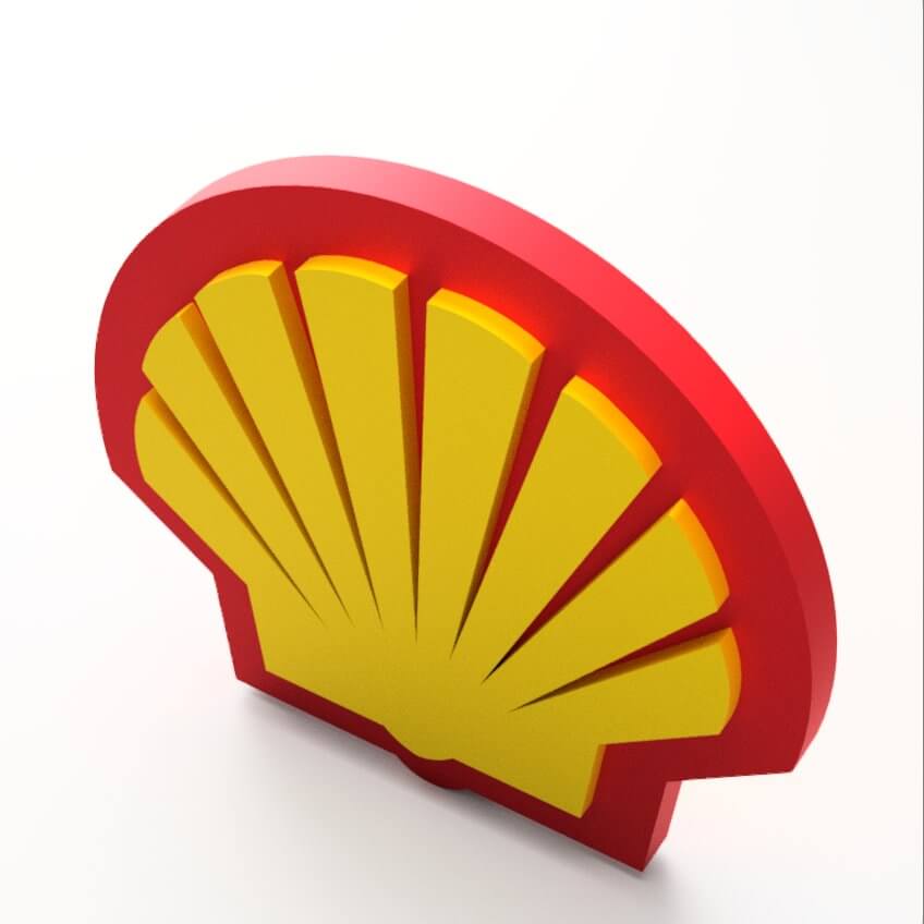 Shell 3d logo 3D Render | RenderHub Gallery