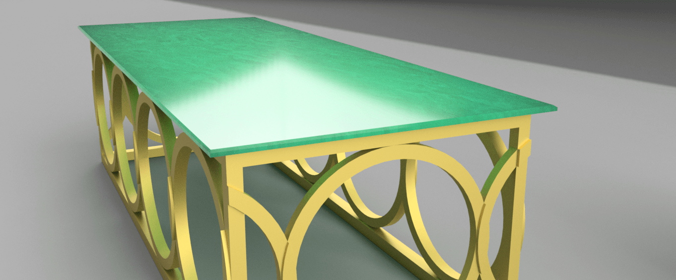 Table 3 3D Render, Digital Art by KMA