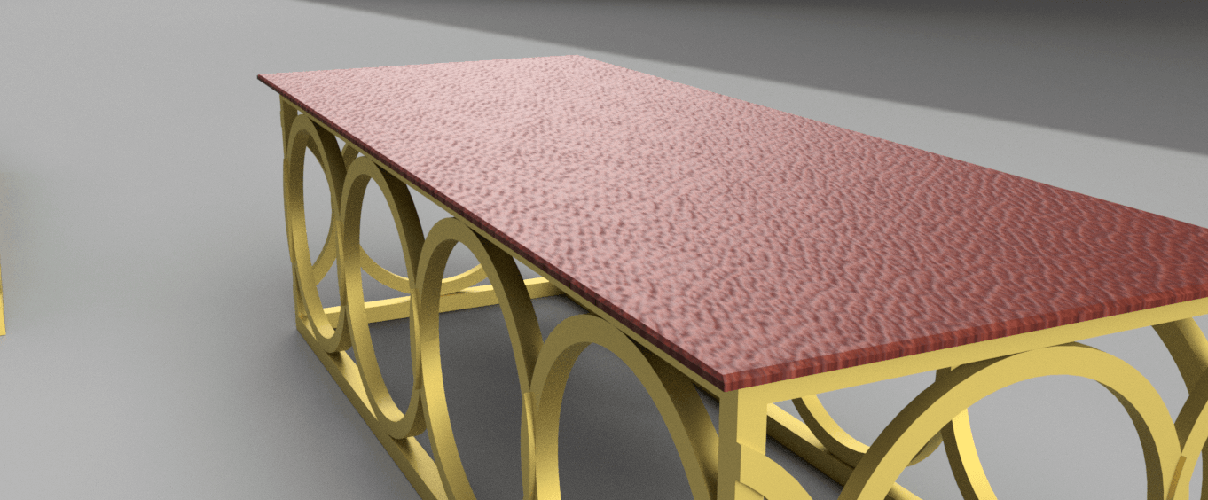 Table 3 3D Render, Digital Art by KMA
