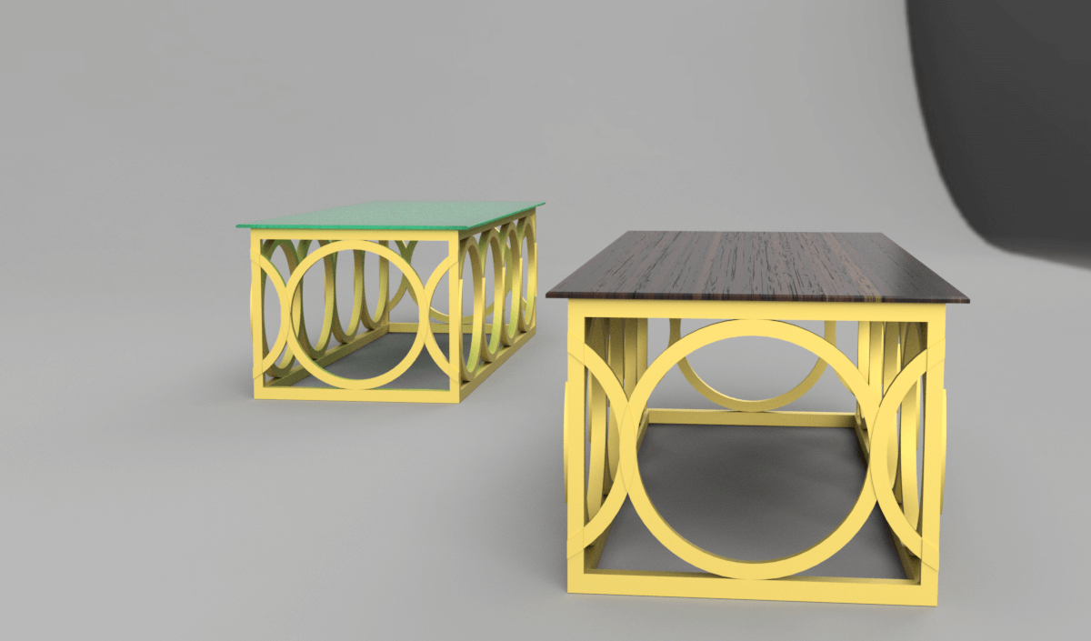 Table 3 3D Render, Digital Art by KMA