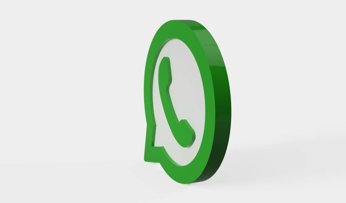 Whatsapp 3d logo 3D Render | RenderHub Gallery