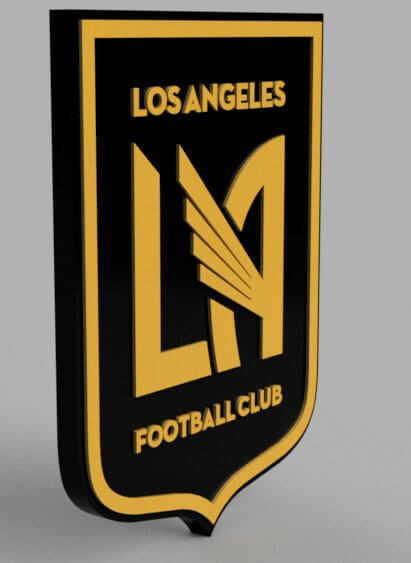 Los Angeles Football Club Emblem - 3D Model by KMA