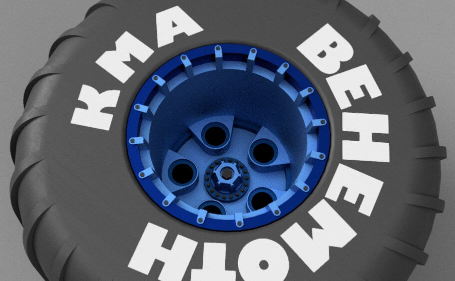 Monster Wheel 04 - Free 3D Model by KMA