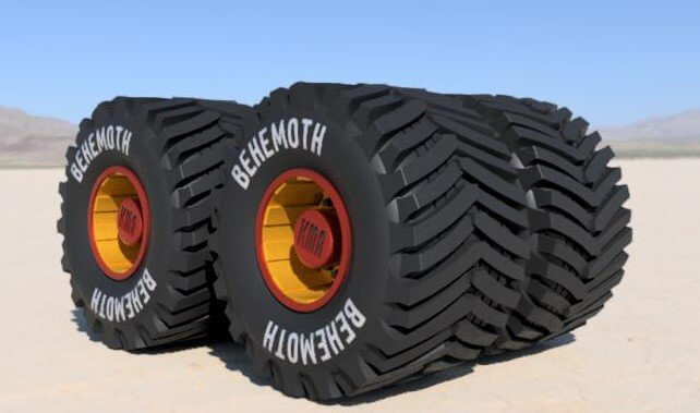 Monster Wheel 05 - 3D Model by KMA