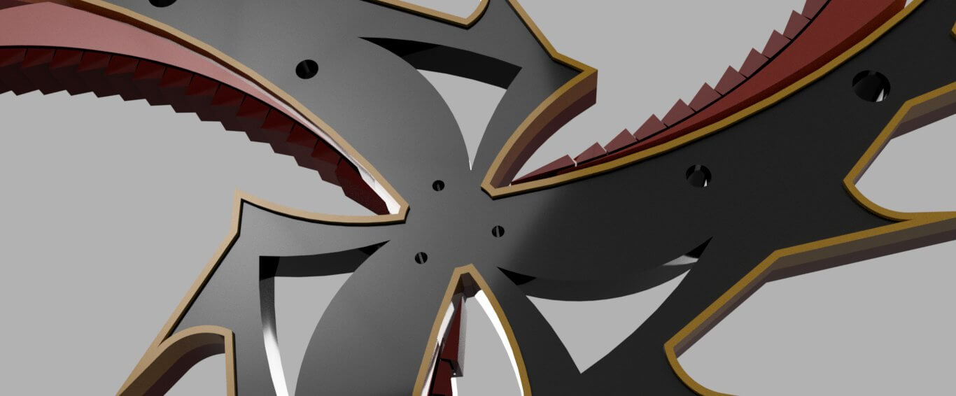 Ninja Emblem 02 - Free 3D Model by KMA