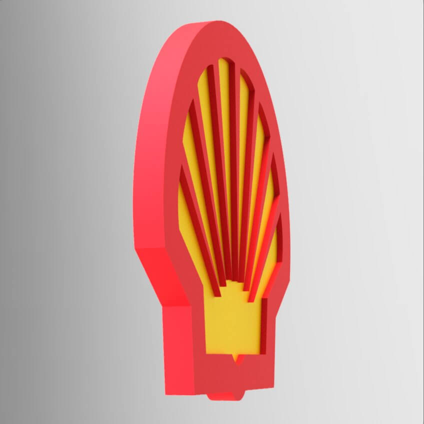 Shell Logos 1 & 2 - 3D Model by KMA