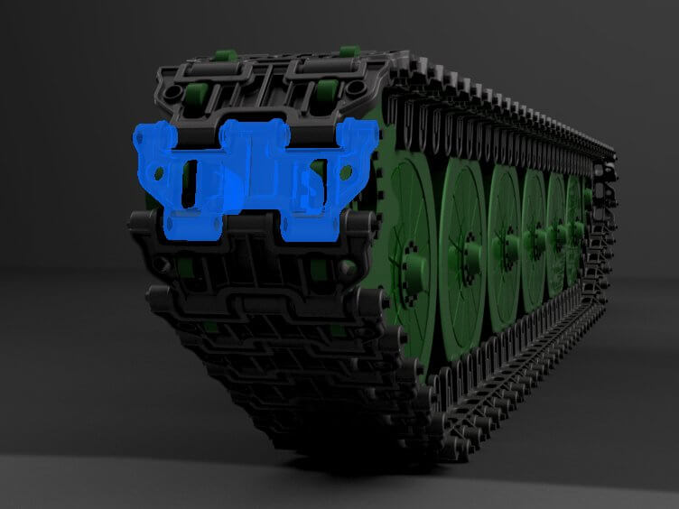 Shilka Chain Track - 3D Model by KMA