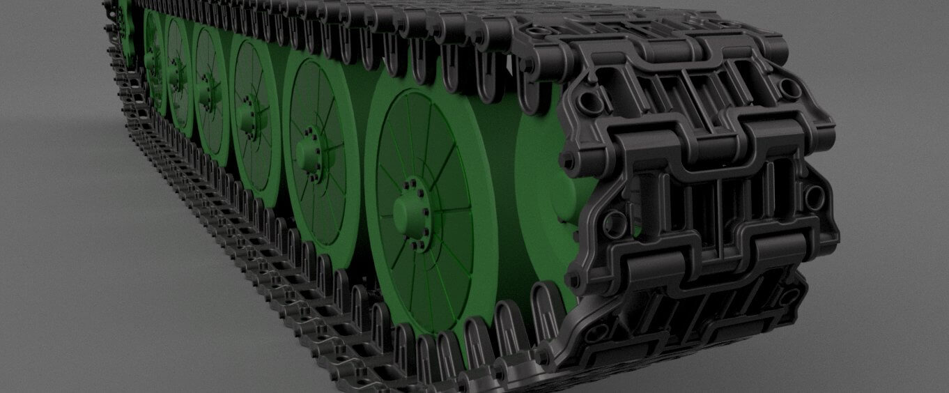 Shilka Chain Track - 3D Model by KMA