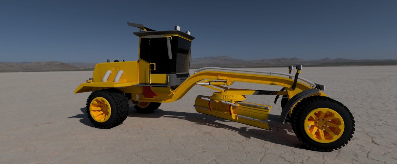 Sport Grader - 3D Model by KMA