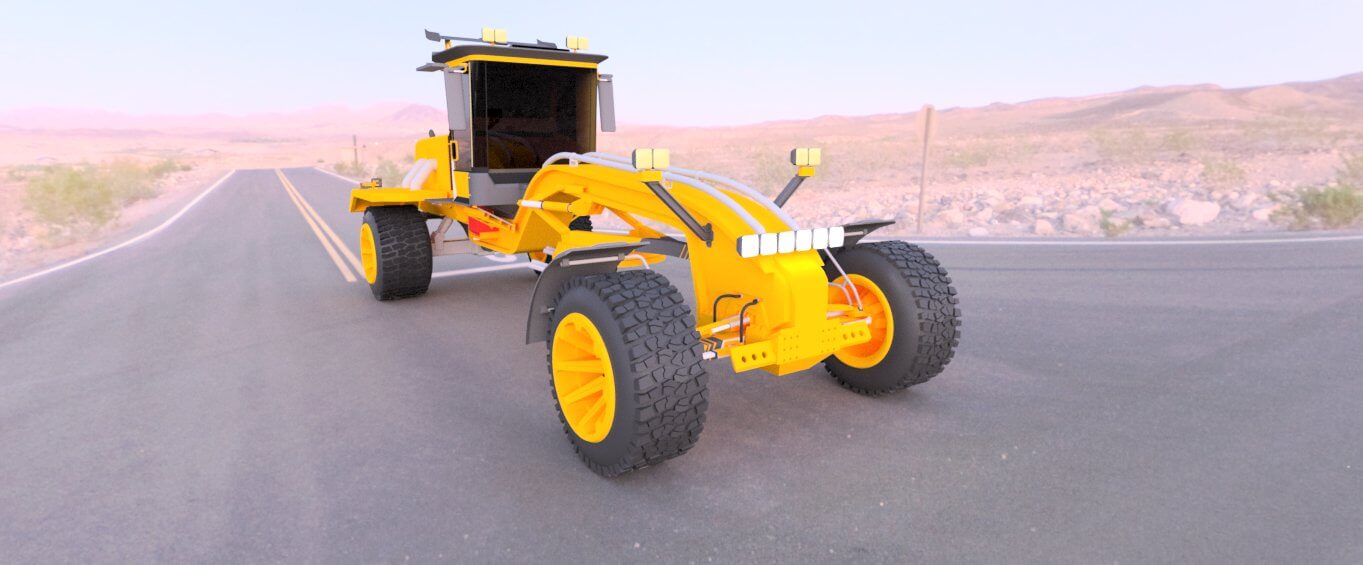 Sport Grader - 3D Model by KMA