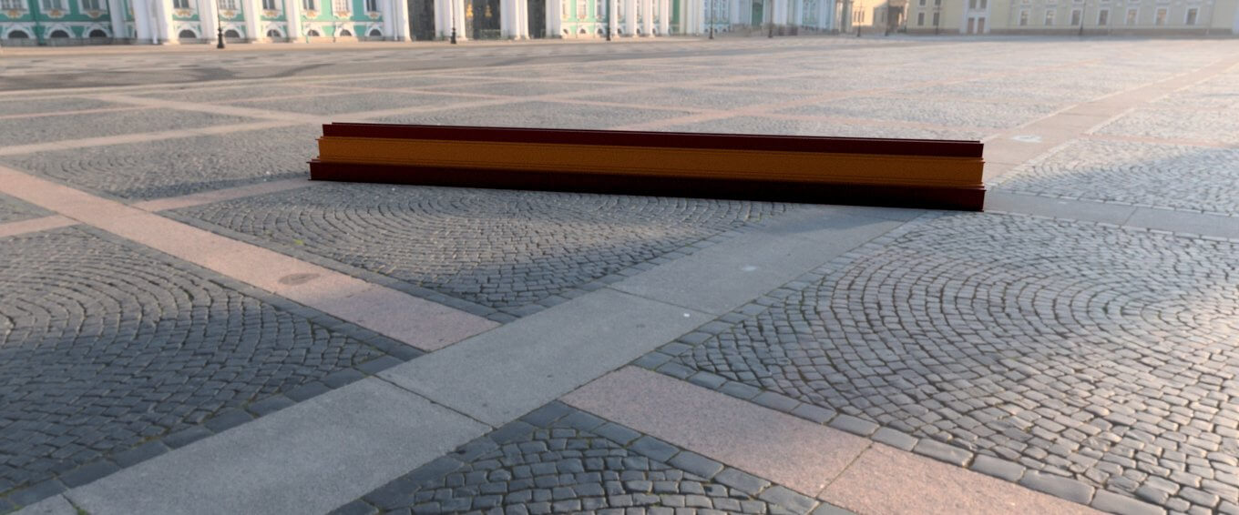 Steel I-Beams Free 3D Model by KMA