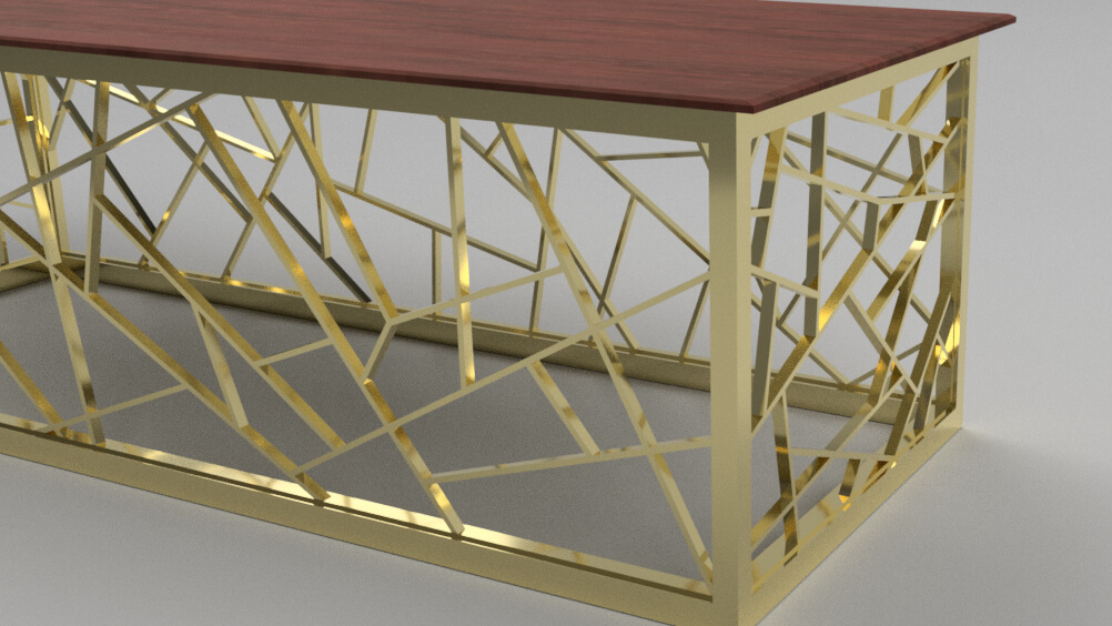 Table 1 - modern type 3D Model by KMA