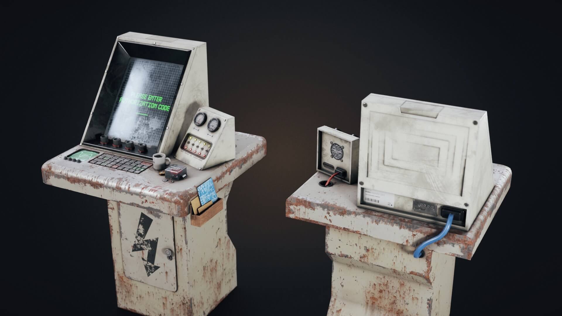 Old Terminal - 3D Model by knockcg