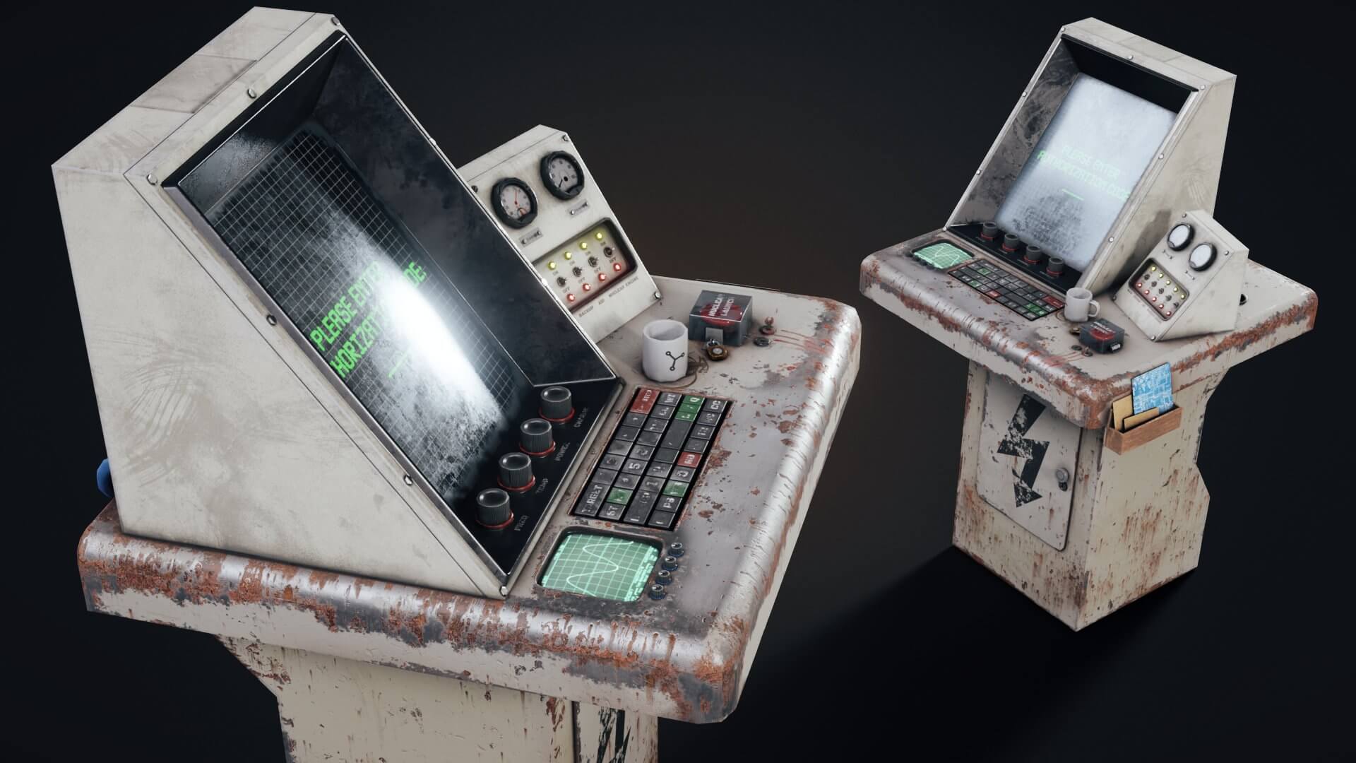 Old Terminal - 3D Model by knockcg