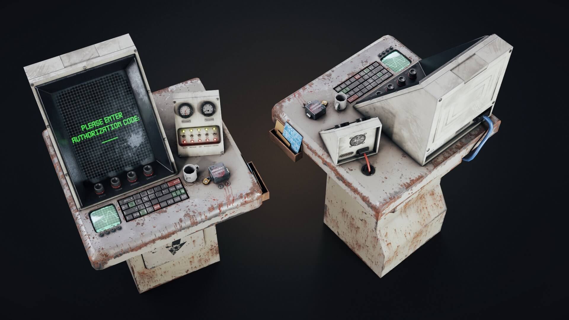Old Terminal - 3D Model by knockcg