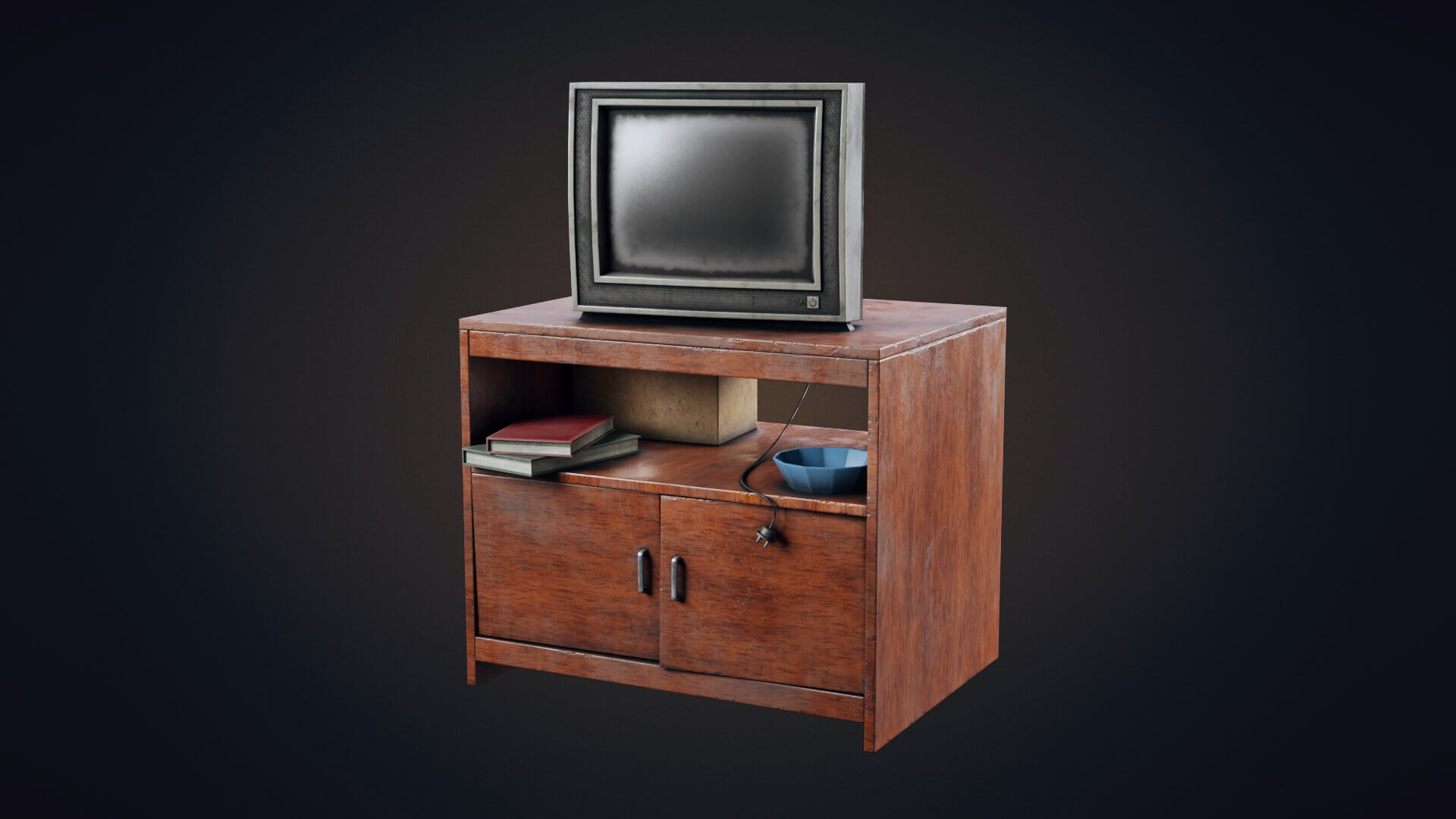 Old TV - 3D Model by knockcg