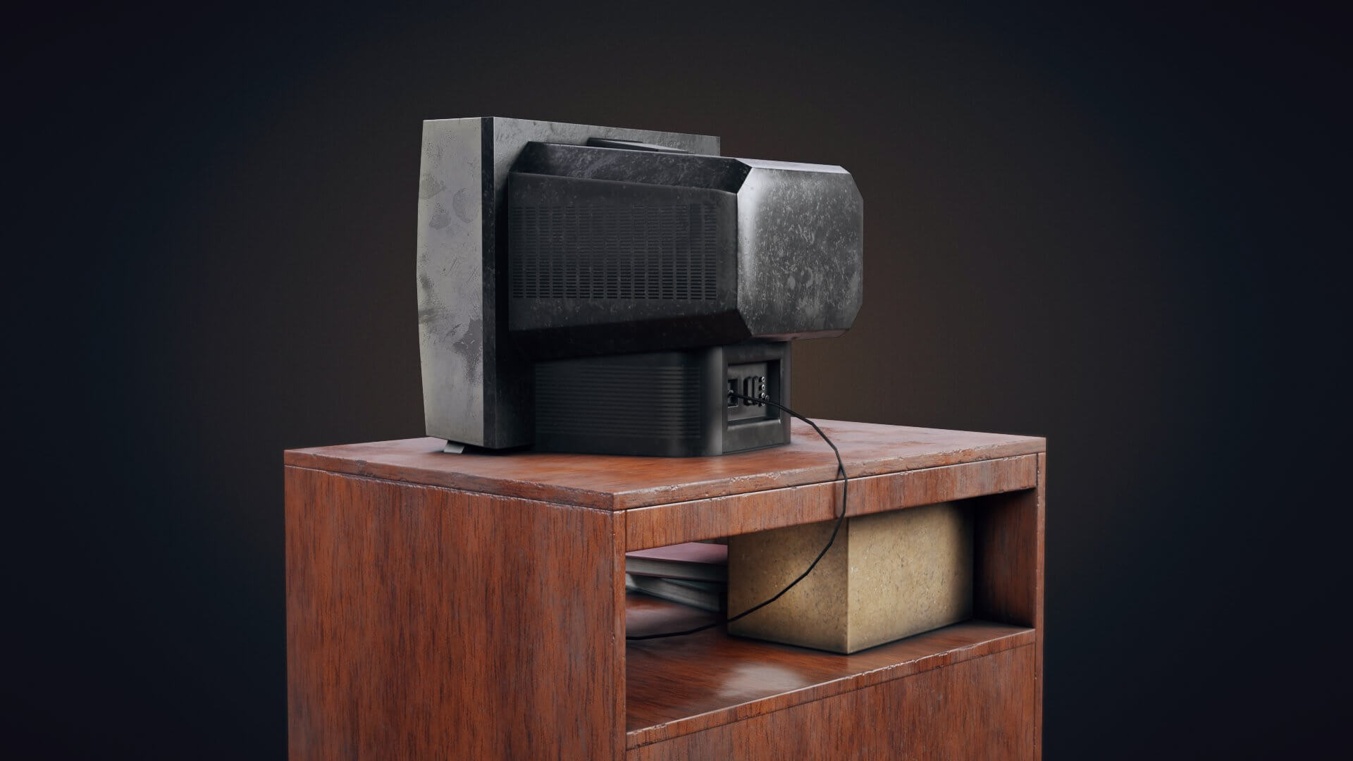 Old TV - 3D Model by knockcg