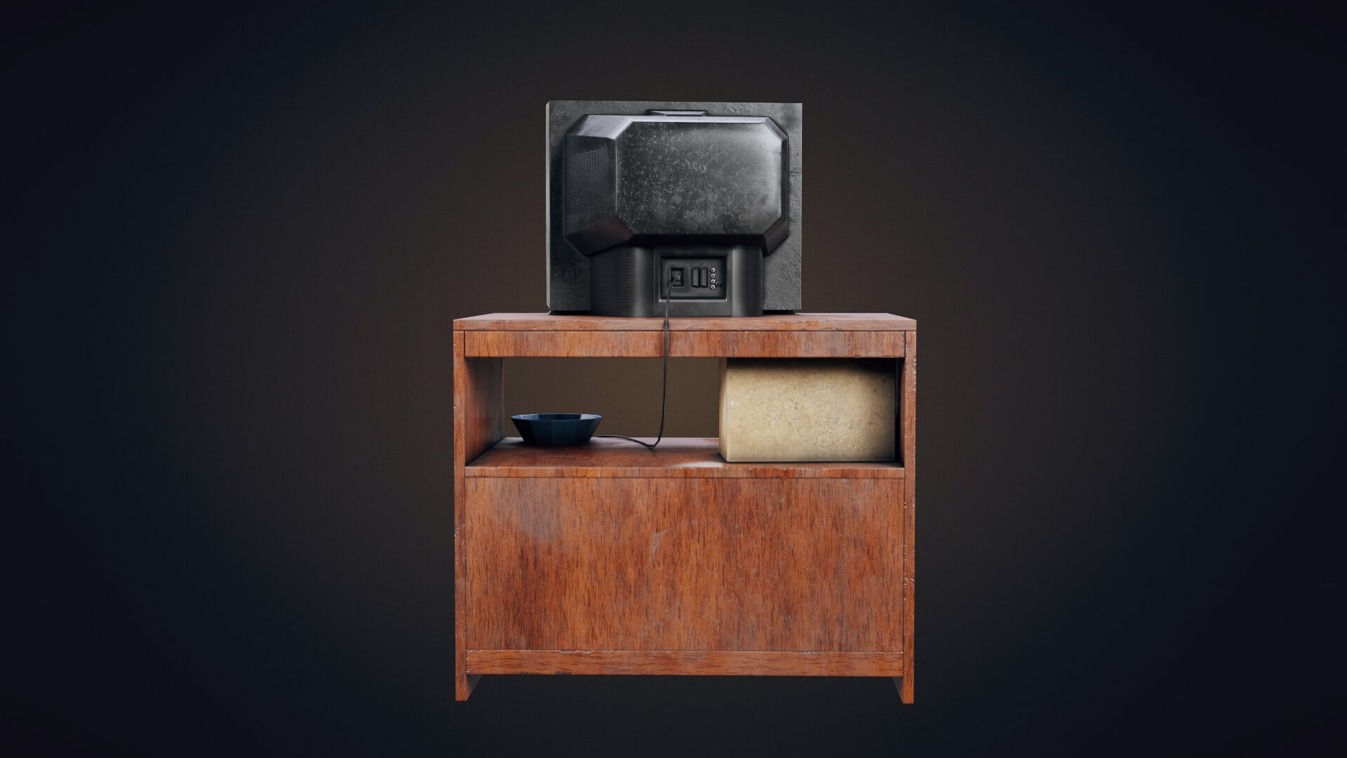 Old TV - 3D Model by knockcg
