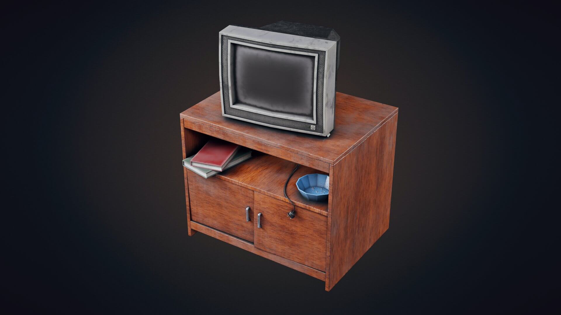 Old TV - 3D Model by knockcg