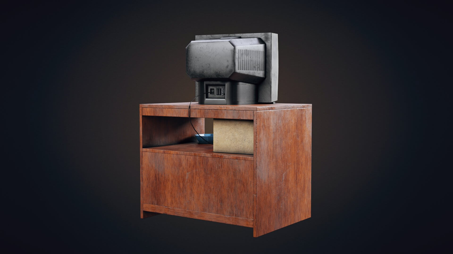 Old TV - 3D Model by knockcg