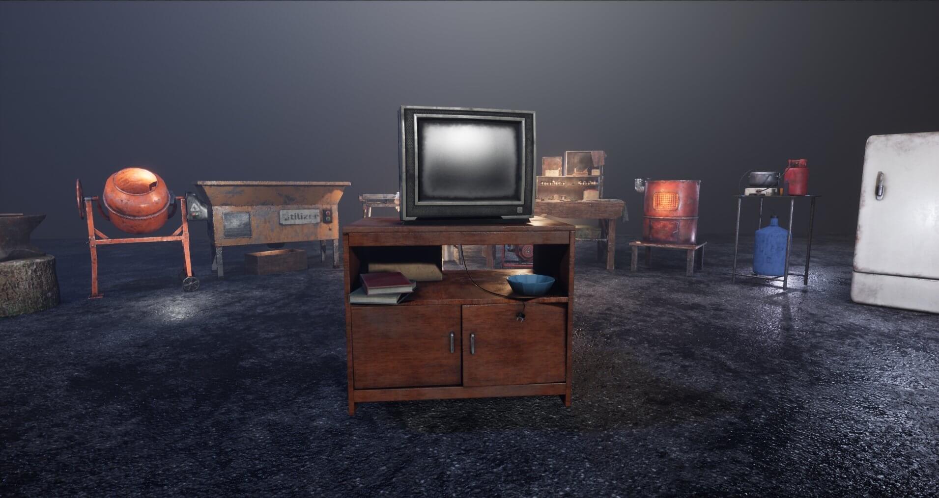 Old TV - 3D Model by knockcg