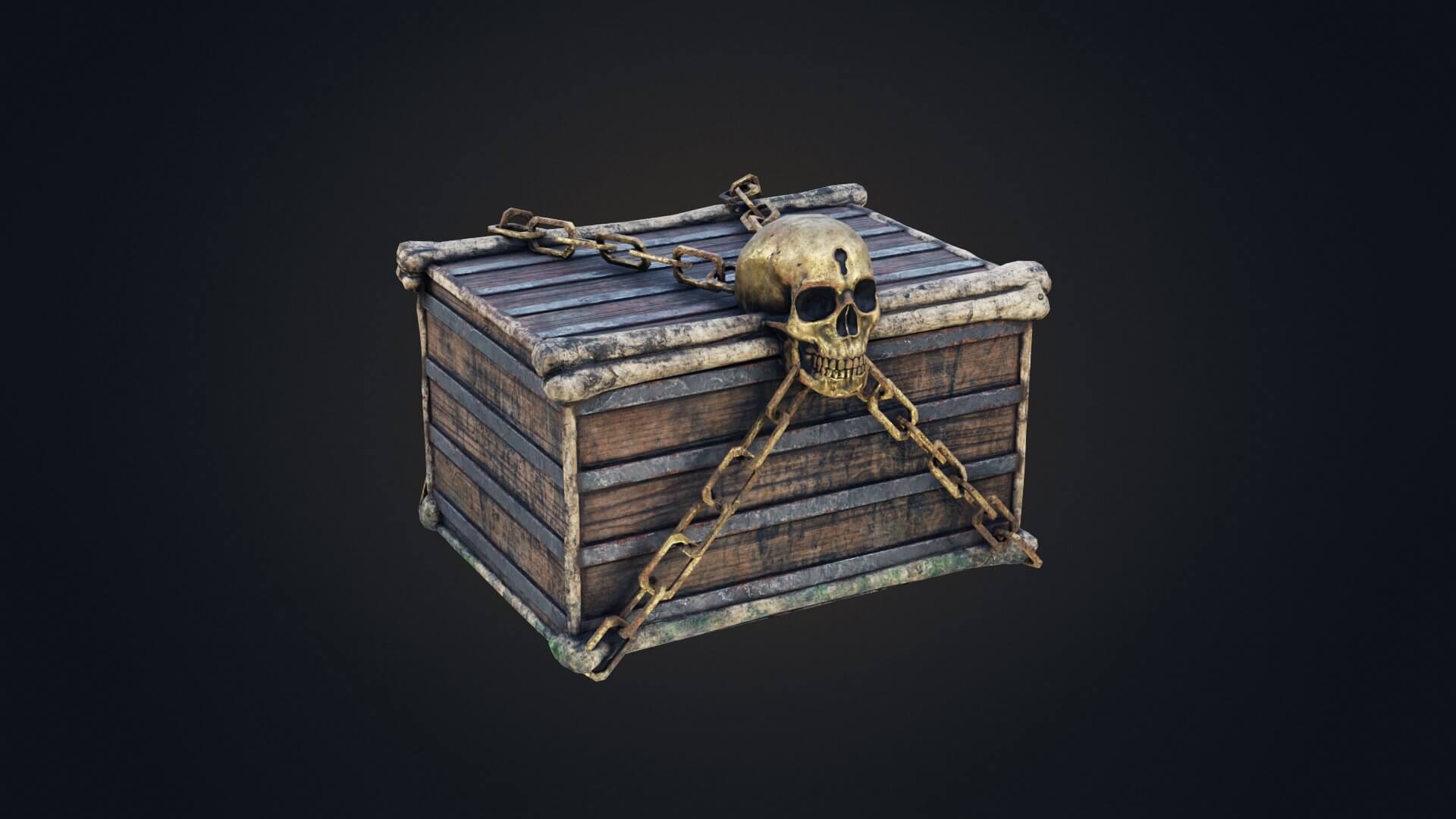 Skull Box - 3D Model by knockcg