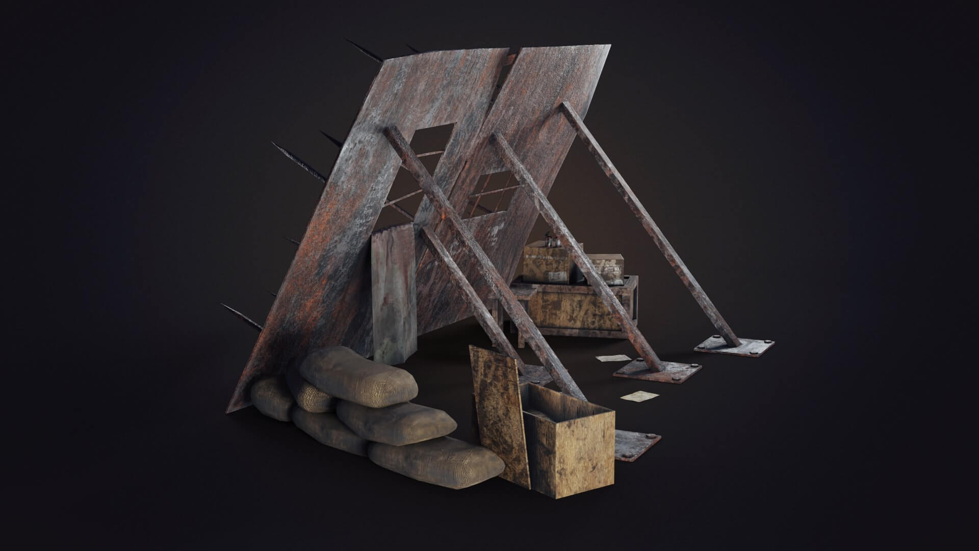 Survival Shield - 3D Model by knockcg