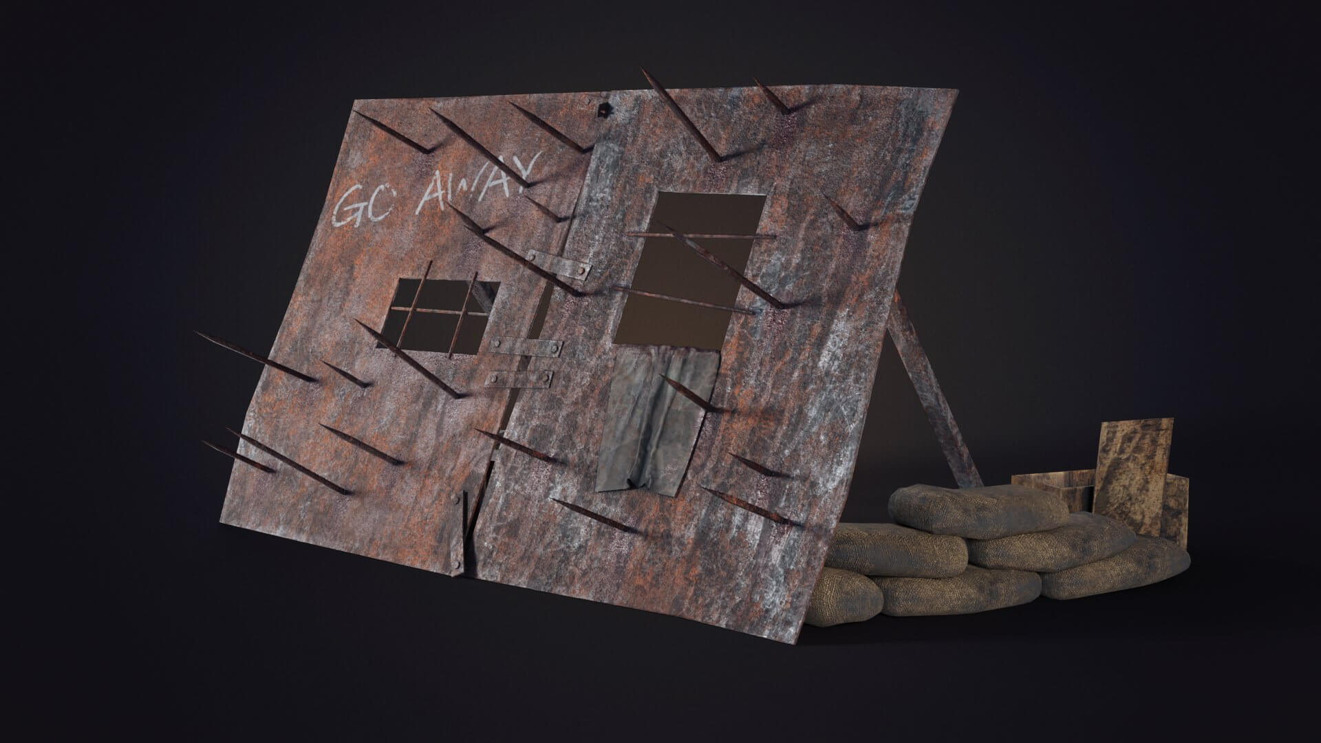 Survival Shield - 3D Model by knockcg