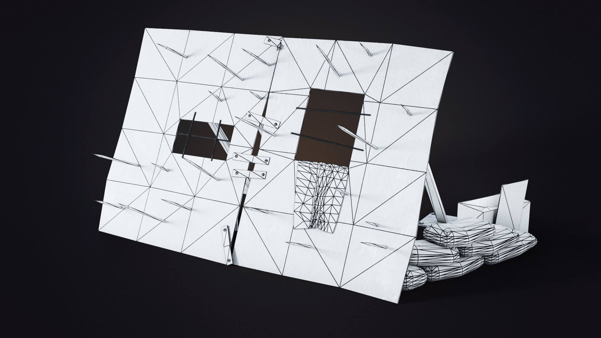 Survival Shield - 3D Model by knockcg